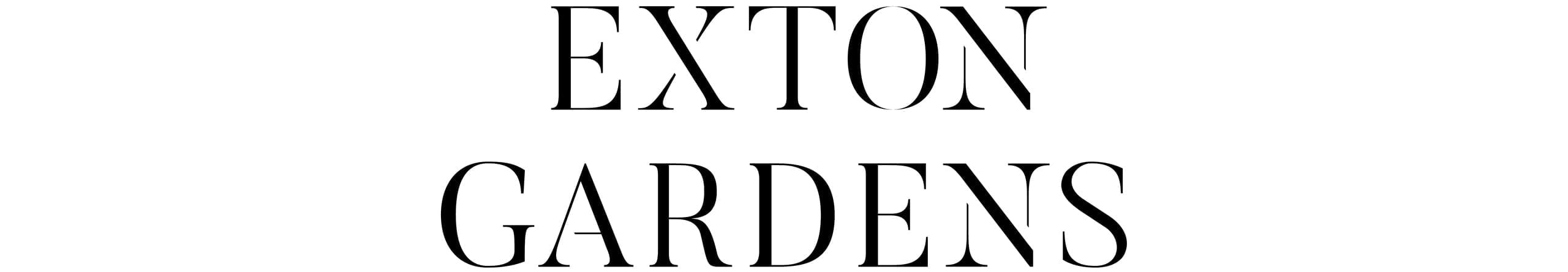 Exton Gardens - Brand and marketing campaign | Make Studio